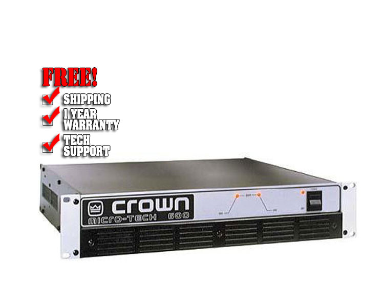 Crown MT 600 | MT Series DJ Amplifiers | DJ Audio | Chicago DJ ...
