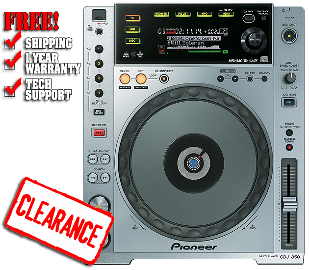 Pioneer CDJ-850S Warehouse Resealed