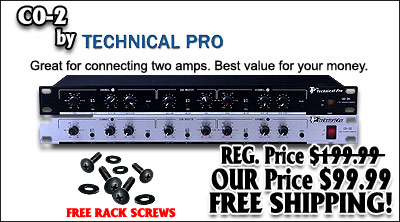 DJ Crossovers | Subwoofer Crossovers | 123DJ | Chicago DJ Equipment