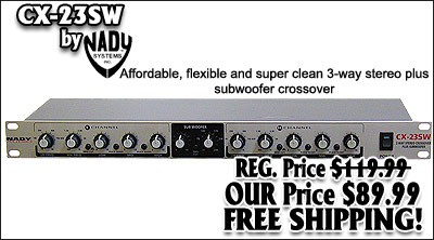 DJ Crossovers | Subwoofer Crossovers | 123DJ | Chicago DJ Equipment