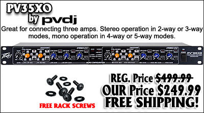 DJ Crossovers | Subwoofer Crossovers | 123DJ | Chicago DJ Equipment