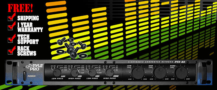 Pyle Pro PYX3X| DJ Crossovers | DJ Audio | DJ Equipment Chicago | 123DJ