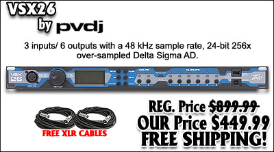 DJ Crossovers | Subwoofer Crossovers | 123DJ | Chicago DJ Equipment