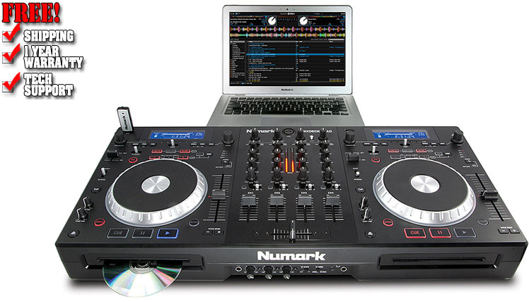 Numark MixDeck Quad SPECIAL | DJ Par Cans | DJ Lights | Chicago DJ ...