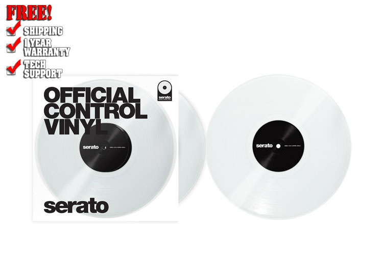 Serato Performance Series Control Vinyl (Pair) Clear | Studio Equipment ...