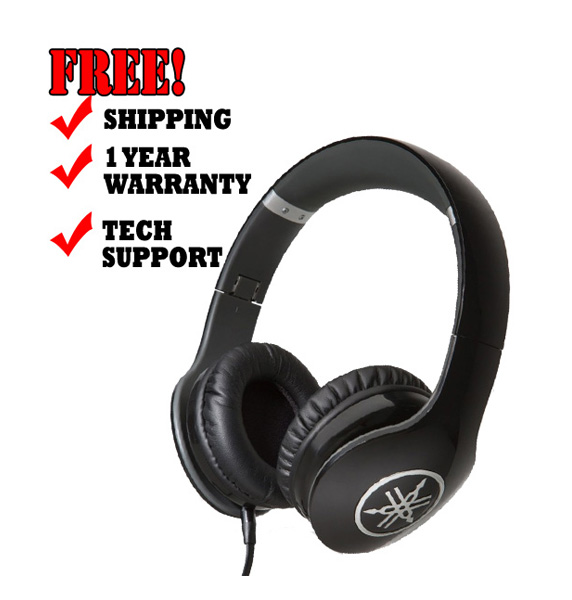 Yamaha Pro 300 Black | DJ Headphones | Chicago DJ Equipment | 123DJ