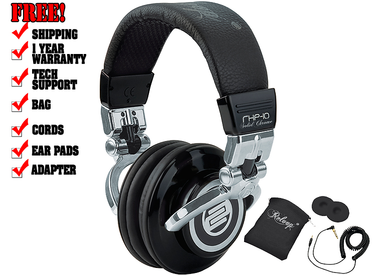 Reloop RHP10 Solid Chrome DJ Headphones