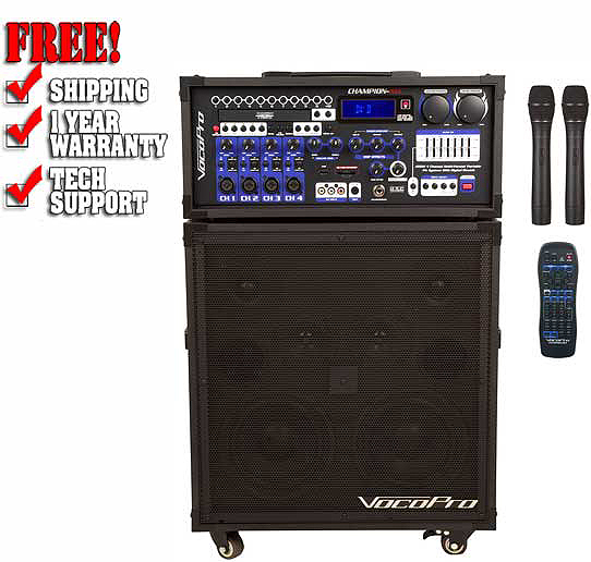 VocoPro CHAMPION-REC 3 & 4 | DJ Karaoke Systems | DJ Audio | Chicago DJ ...