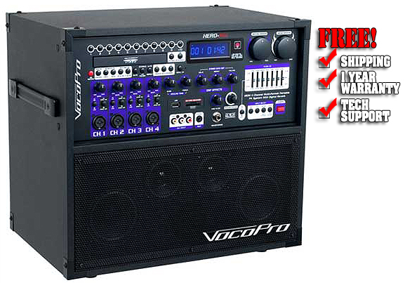 VocoPro HERO-REC 3 & 4 | DJ Karaoke Systems | DJ Audio | Chicago DJ ...