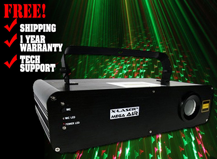 X-Laser Mega Air | DJ Laser | DJ LED Lights | 123DJ | Chicago DJ Equipment