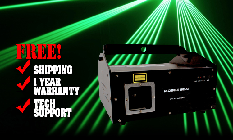 X Laser Mobile Beat 100 | DJ Lighting | DJ Equipments | 123dj.com