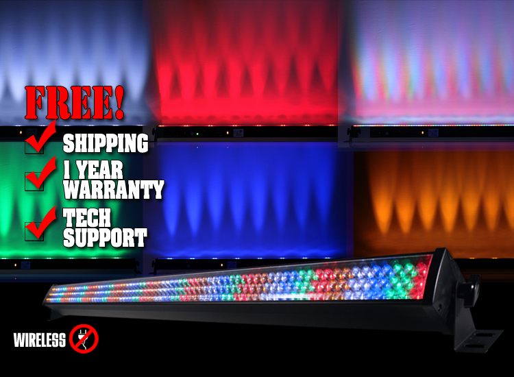 Storm Chaser Skywire RGBAW LED Battery Powered Wash Light