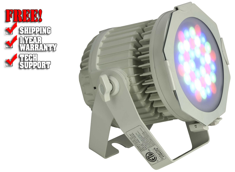 ELATION ELAR 108 Par RGBW 36 x 3W Outdoor IP LED Par White | Packages ...