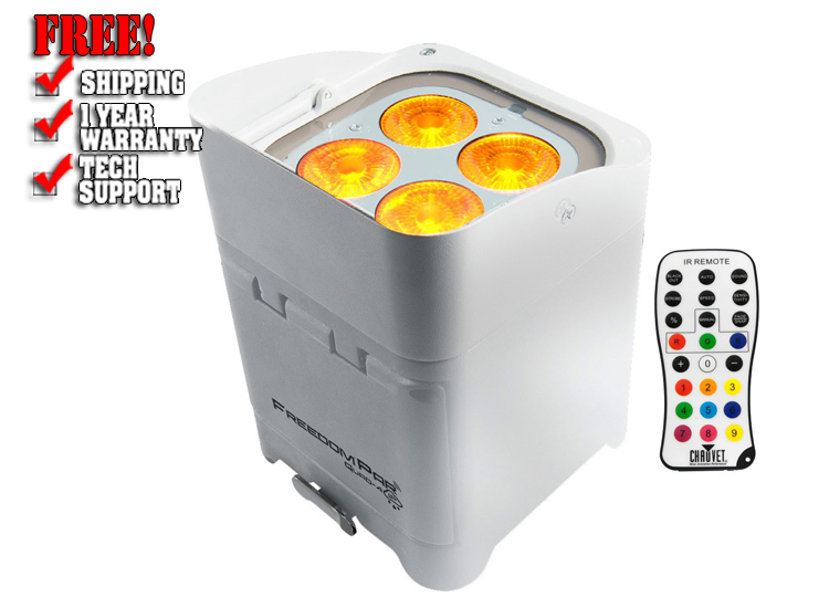 Chauvet DJ Freedom Par Quad-4 IP White | DJ Lights | DJ Parcans Chicago ...