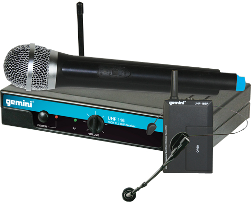 Gemini UHF116 | Gemini Wireless Microphones | DJ Audio | Chicago DJ ...