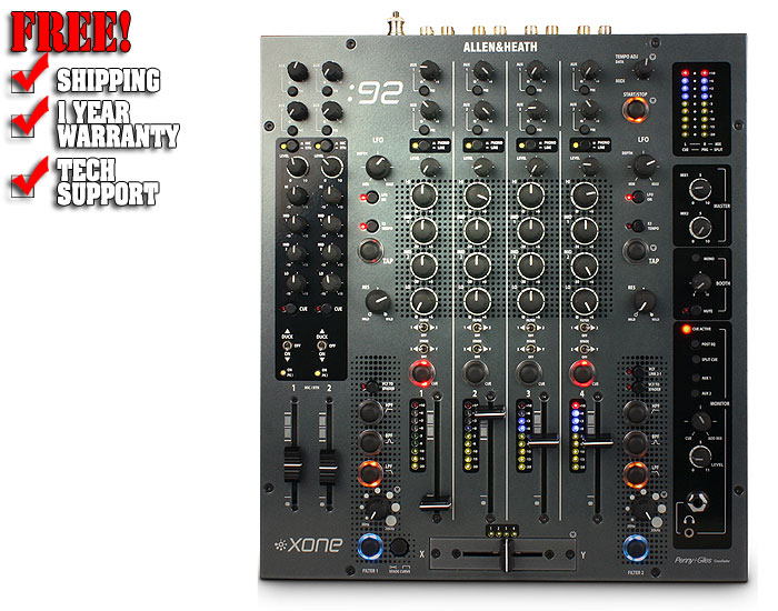 Allen & Heath XONE92 Digital DJ Mixer with Slide Faders