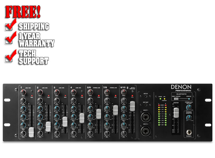 Denon DN-410X | DJ Mixers | DJ Audio | Chicago DJ Equipment