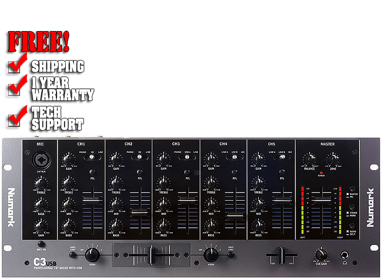 Numark C3USB | 123DJ |Chicago DJ Equipment