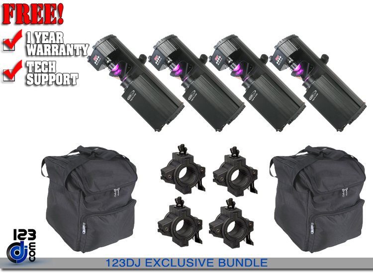 Eliminator Gyro LED Four Pack | DJ LED Scanners | DJ Lights | Chicago ...