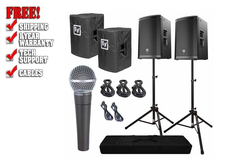 Electro-Voice ETX10P 10" Powered Speaker Package | DJ Speakers | DJ ...