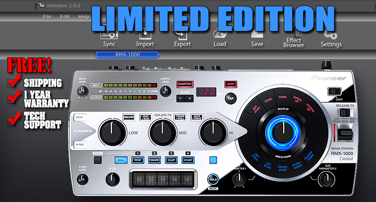 Pioneer RMX1000M Sound Effects Unit | Chicago DJ Equipment | 123DJ