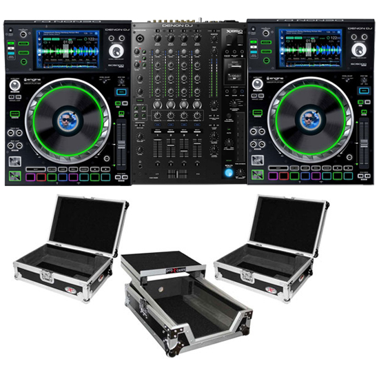 (2) Denon SC5000 Prime Media Players and X1850 Prime 4-Channel Club ...